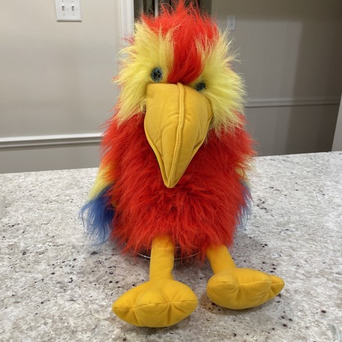 Puppet Company Large Scarlet Red Macaw Parrot Bird Hand Puppet Squawks ...