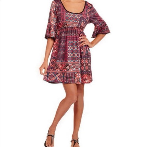 Paper Doll Aztec Style MIDI Dress NWT Juniors Size M | eBay