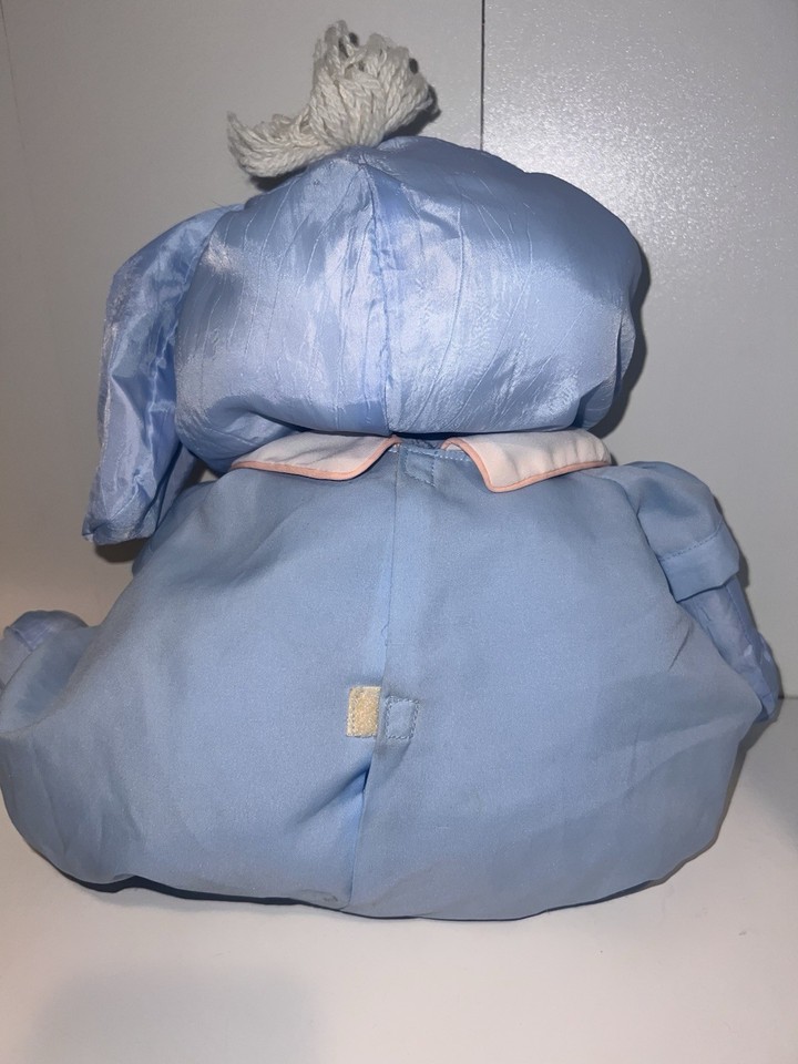 Vtg Fisher Price Puffalump Blue Puppy Dog 1980s Plush Stuffed Animal ...