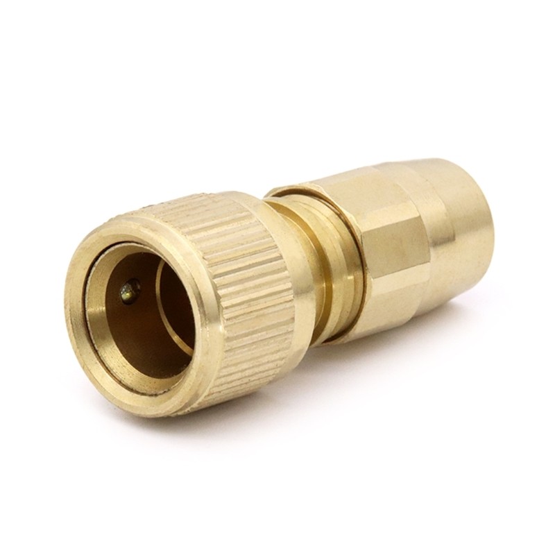 Garden Hose Quick Connect Fittings Solid Brass 3/8 Inch Water Pipe ...
