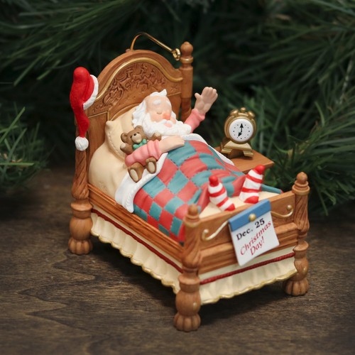 Hallmark Keepsake Snoozing Santa Christmas Ornament Wind-up Motion ...