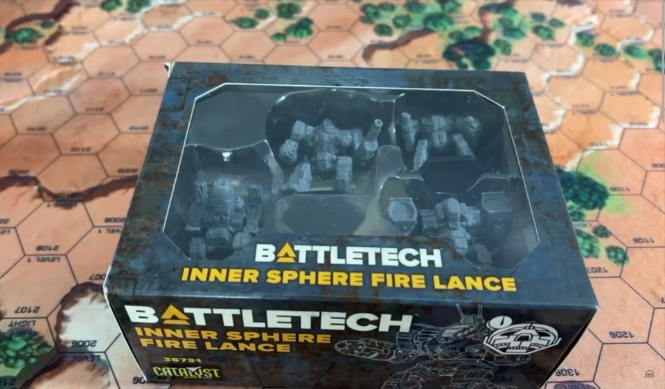 Catalyst Game Labs BattleTech Inner Sphere Direct Fire Lance Miniature ...