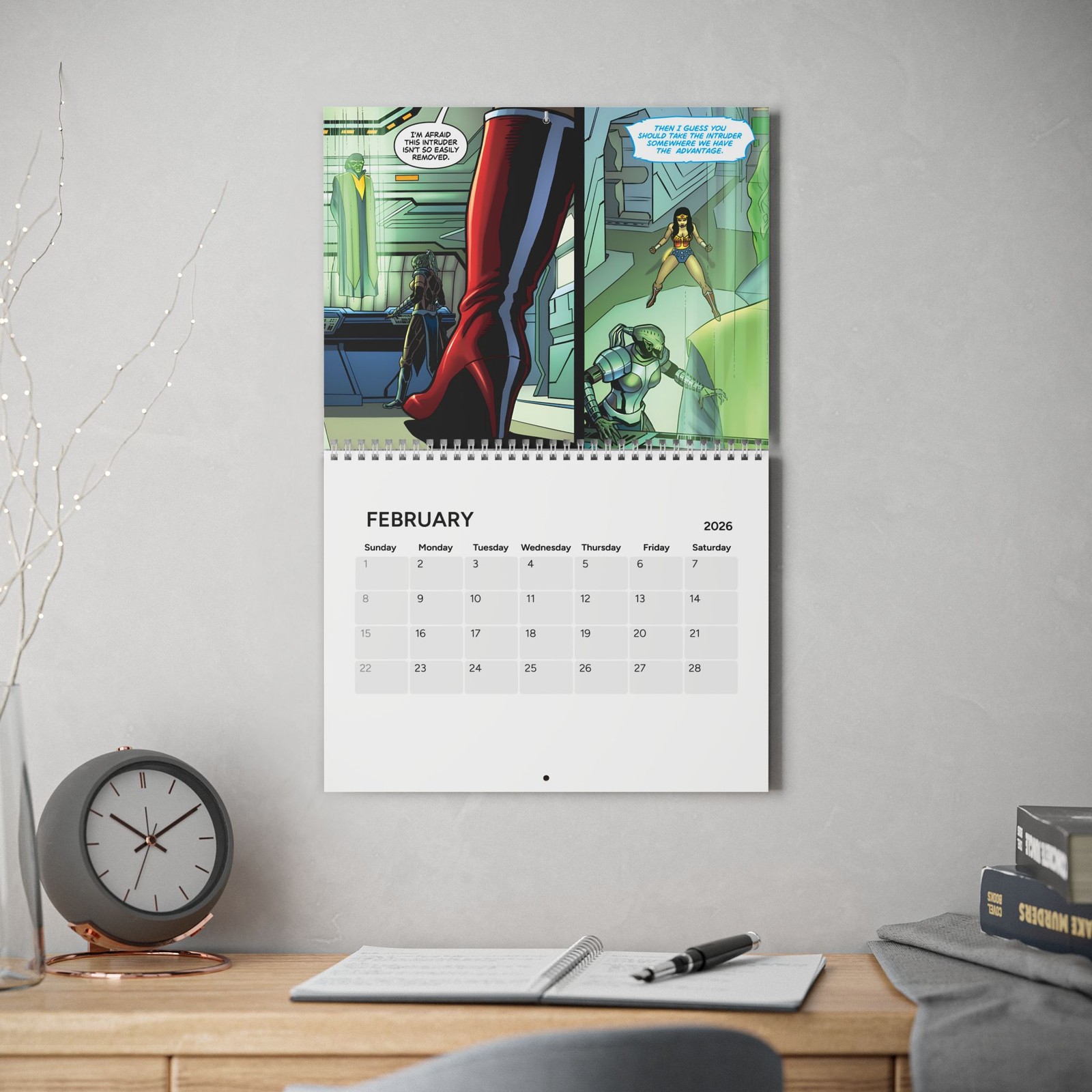 Wonder Woman '77 Calendar (2026) - DC Comics Art Based on