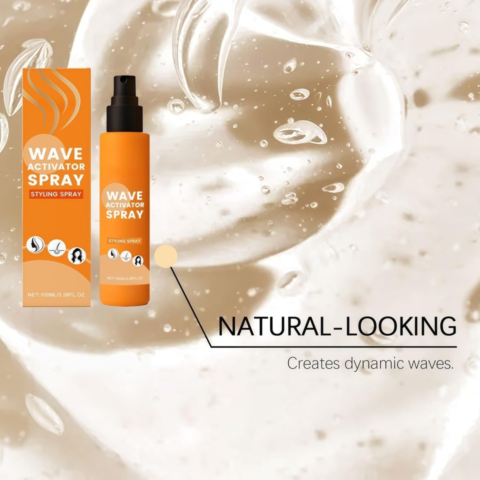 Wave Activator Spray for Natural Hair Wave Activator Spray with Coconut ...