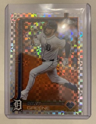 2025 Topps Chrome Baseball X Factor #34 Riley Greene Detroit Tigers | eBay