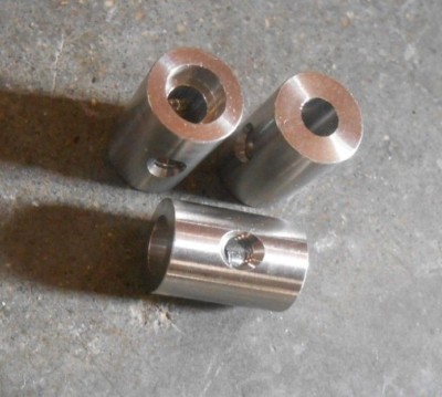 SS Cable Stop 1/8" ID w/6-24 Set Screw Side Holes (Qty-500) (L-6) | eBay