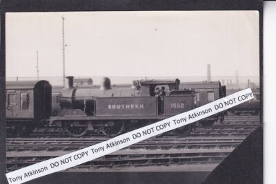 SOUTHERN RAILWAY - H CLASS 0-4-4T NO. 1552 @ CLAPHAM J - VINTAGE IMAGE ...