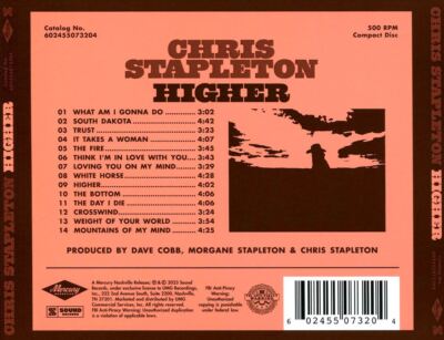 CHRIS STAPLETON HIGHER NEW CD 602455073204| eBay