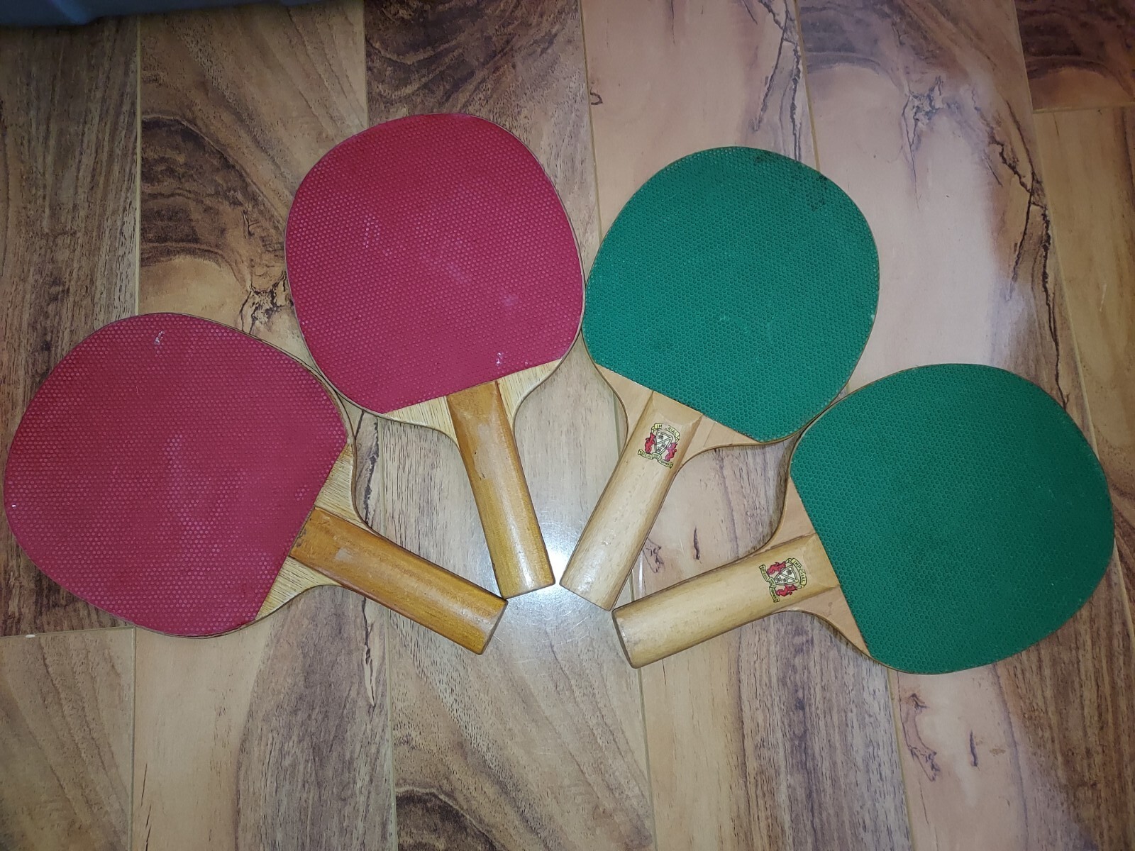 4 Vintage Imperial Ping Pong Paddles Wood | eBay