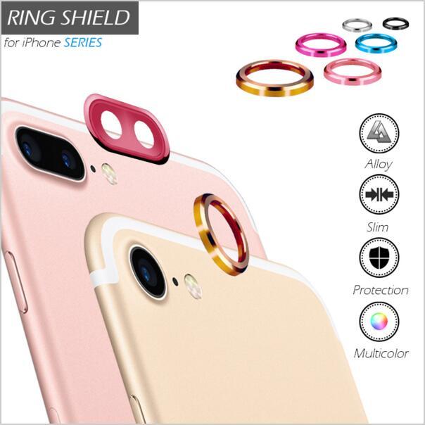 2× iPhone 6 6S 7 Plus Back Camera Metal Lens Protective Ring Cover ...