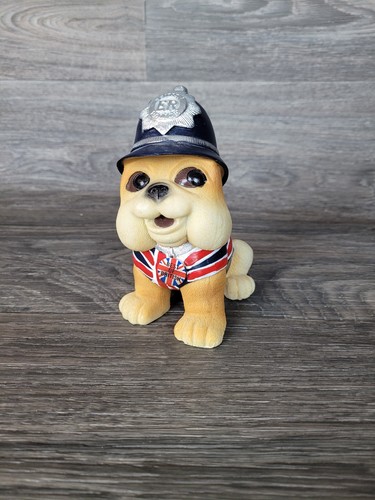 British Bobby Police Bulldog English Dog Figurine 5" | eBay