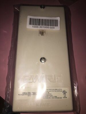 2Wire (LFT4-1-WM) DSL For Single-Line Wall-Mounted Phones | eBay