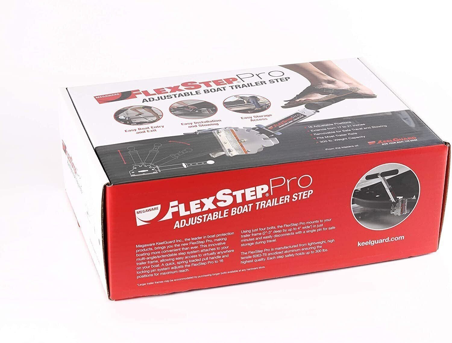 Boat Trailer Step MEGAWARE KEELGUARD FlexStep Pro Adjustable | eBay