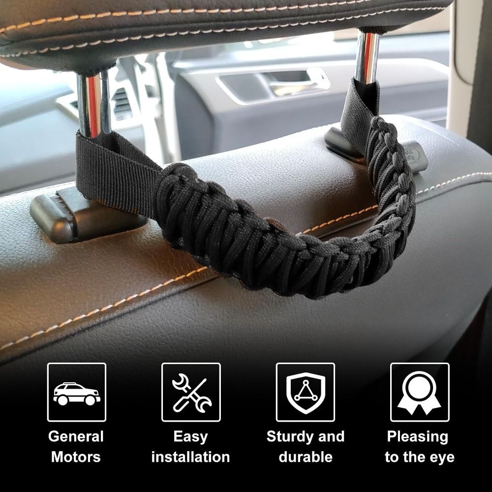 2pcs Polyester Seat Grab Handles For SUV, Truck, Pickup | eBay