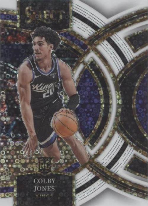 2023-24 Panini Select - Premier Level Colby Jones #132 White Disco ...