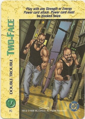 Marvel OVERPOWER Two-Face - Double Trouble - DC Batman Superman | eBay