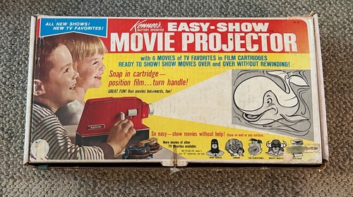 KENNER EASY SHOW MOVIE PROJECTOR 775 MOBY DICK BOX SPACE GHOST MIGHTOR ...