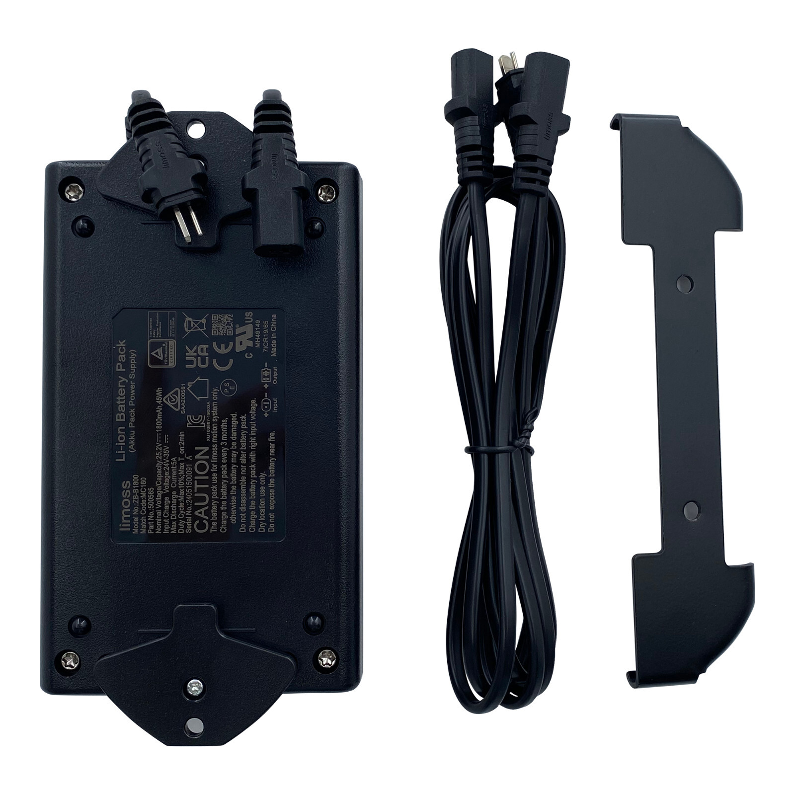 Limoss Akku Battery Pack Power Supply Model ZB-B1800 Kits for Power ...