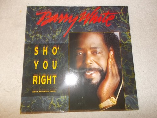 Vinyl 12 inch Record Single Barry White Sho' You Right Remix 1987 | eBay