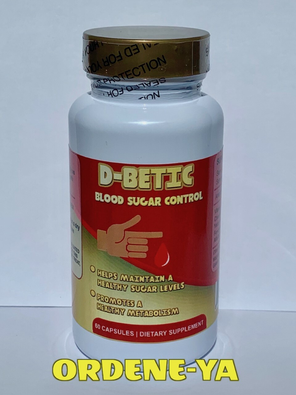 D-BETIC Diabetic Support Formula Supplement – Blood Sugar Support – 120 ...