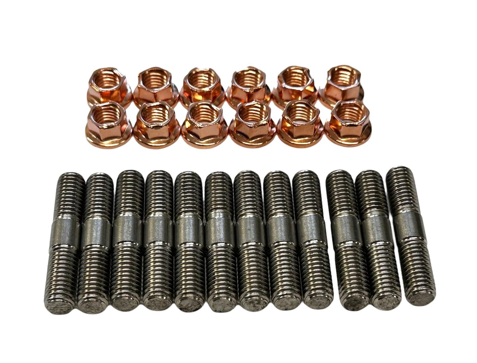 Lotus Esprit, Sunbeam, Excel, SS Exhaust Manifold Studs & Copper nuts ...