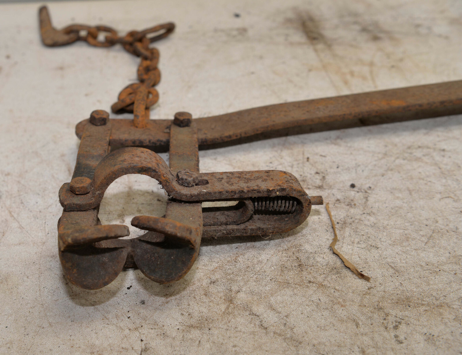 Antique PM3 barb wire fence stretcher collectible farm ranch tool ...