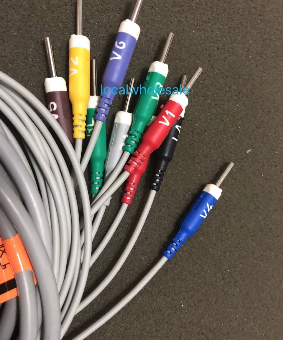 Philips HP 10 leads ECG EKG Cable M1770A M1771 M1772A AHA,Din 3.0 ...