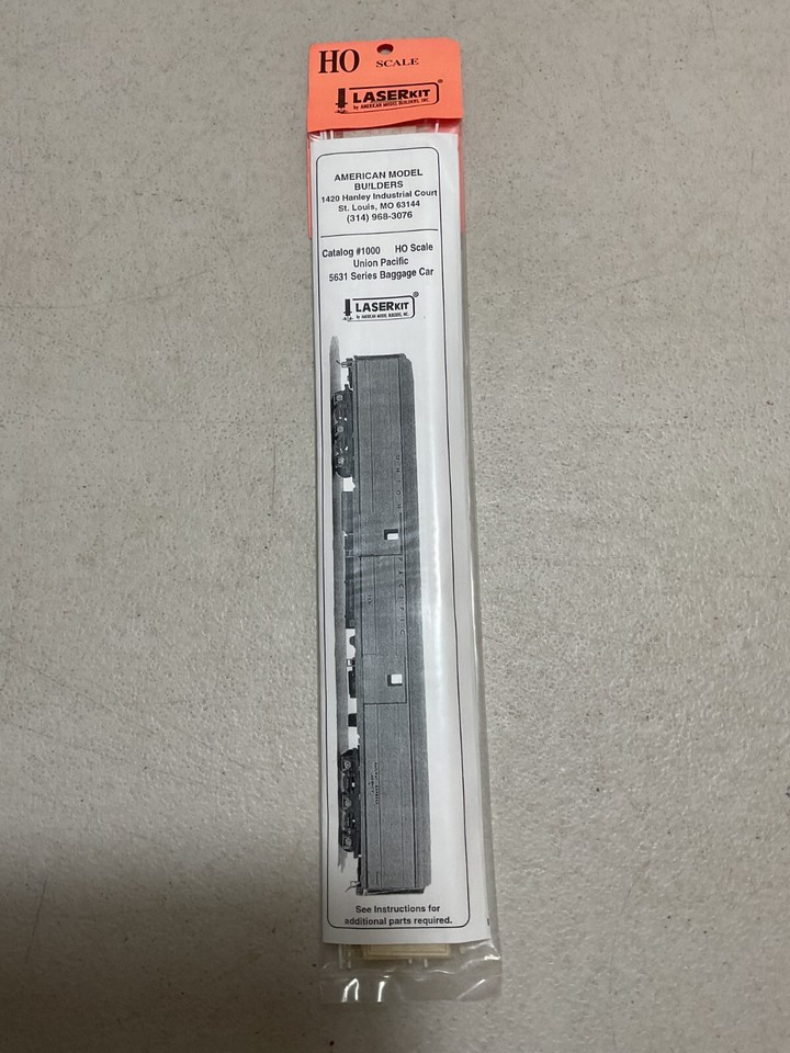 Laserkit HO Union Pacific Baggage, Sleeper, Chair Car Coaches Sealed Kits | eBay