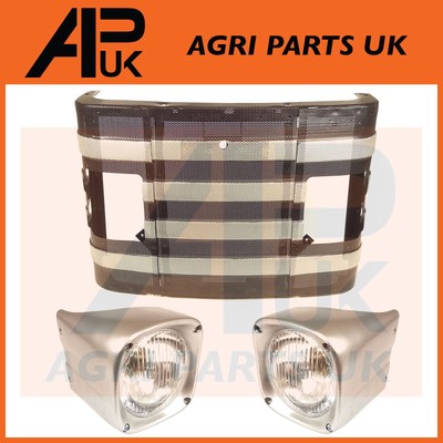 14" Front Grill Grille with Headlights Headlamps for Massey Ferguson ...