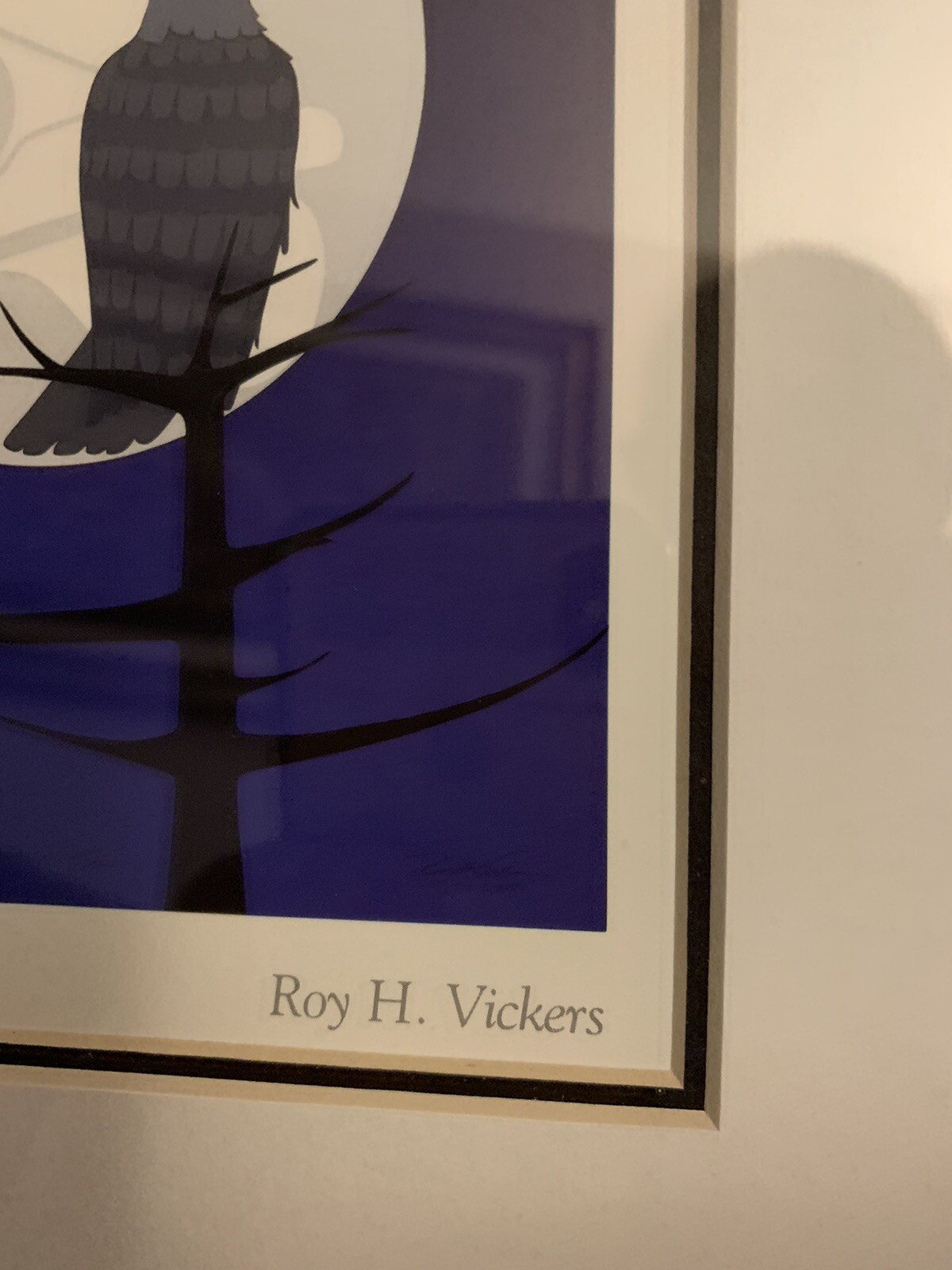 Roy Henry Vickers 1985 Eagle’s Moon Framed Print Double Matted | eBay