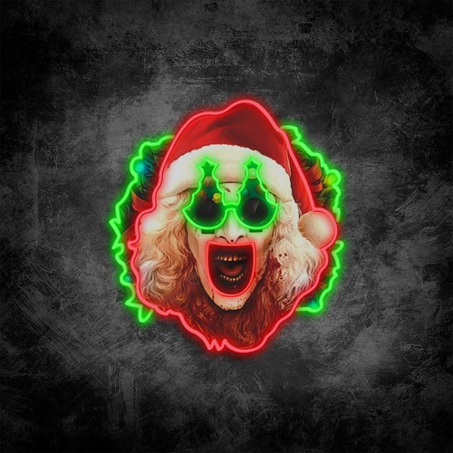 Terrifier 3 Art the Clown Neon Sign 24"x24" Light Man Cave Beer Bar ...