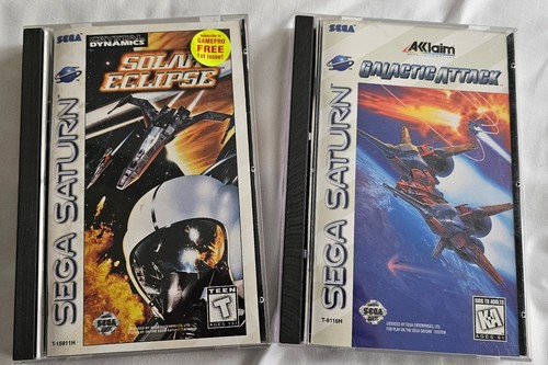 Galactic Attack and Solar Eclipse for Sega Saturn - Two shooters ...