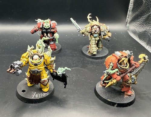 warhammer 40k blightlord terminators. Painted. 8 miniatures | eBay
