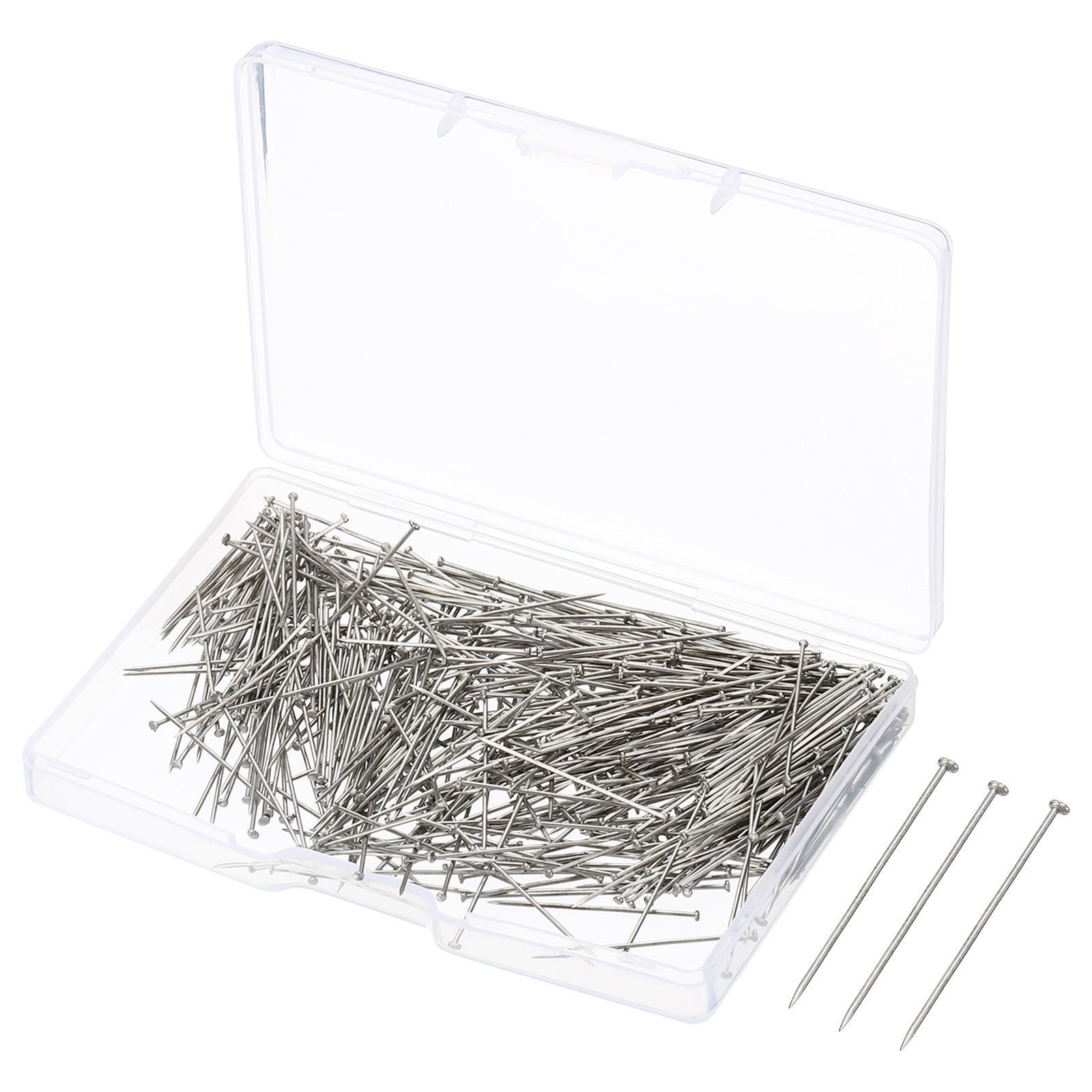 500pcs Straight Pins, Steel Dressmaker Quilting Pin for Crafts Sewing ...