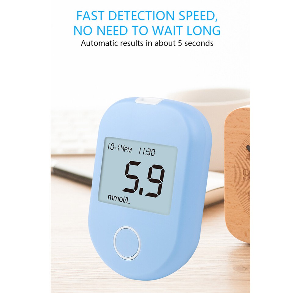 Auto Blood Glucose Meter Sugar Monitoring System Only Blood Glucose ...