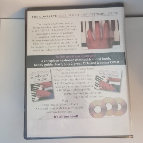 The Complete Absolute Beginners Keyboard Course : Book/2-CDs/DVD Pack ...