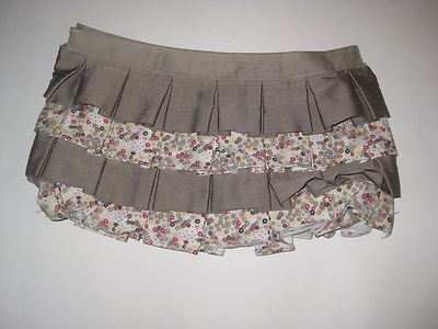 THIRTY-ONE Purse Skirt - Gray and Floral Ruffled | eBay