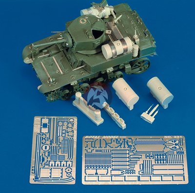 Royal Model 1/35 M3A1 Stuart Tank Update Set (for Academy 1398) [Resin ...