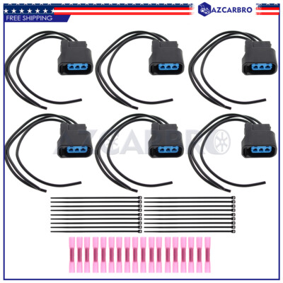 6pcs Ignition Coil Connectors Plug Clips for Honda Acura TL CL TSX RSX ...