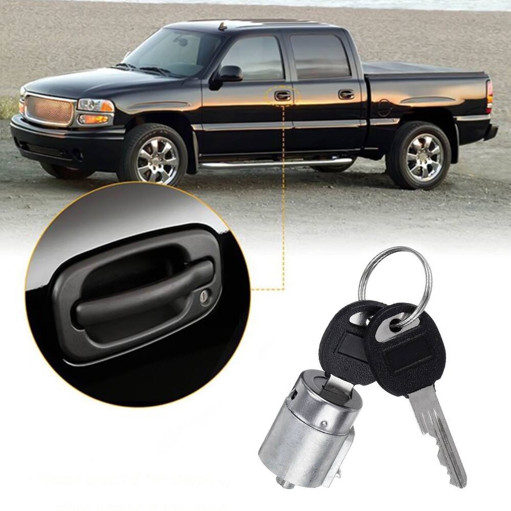 Door Cylinder Lock Set 2 with Keys Fit 1995-00 CHEVY GMC TRUCK SUBURBAN ...