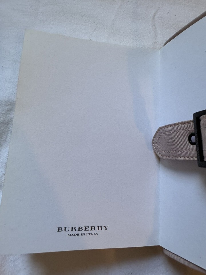 NEW Burberry Pink Notebook/Sketchpad with Buckle | eBay