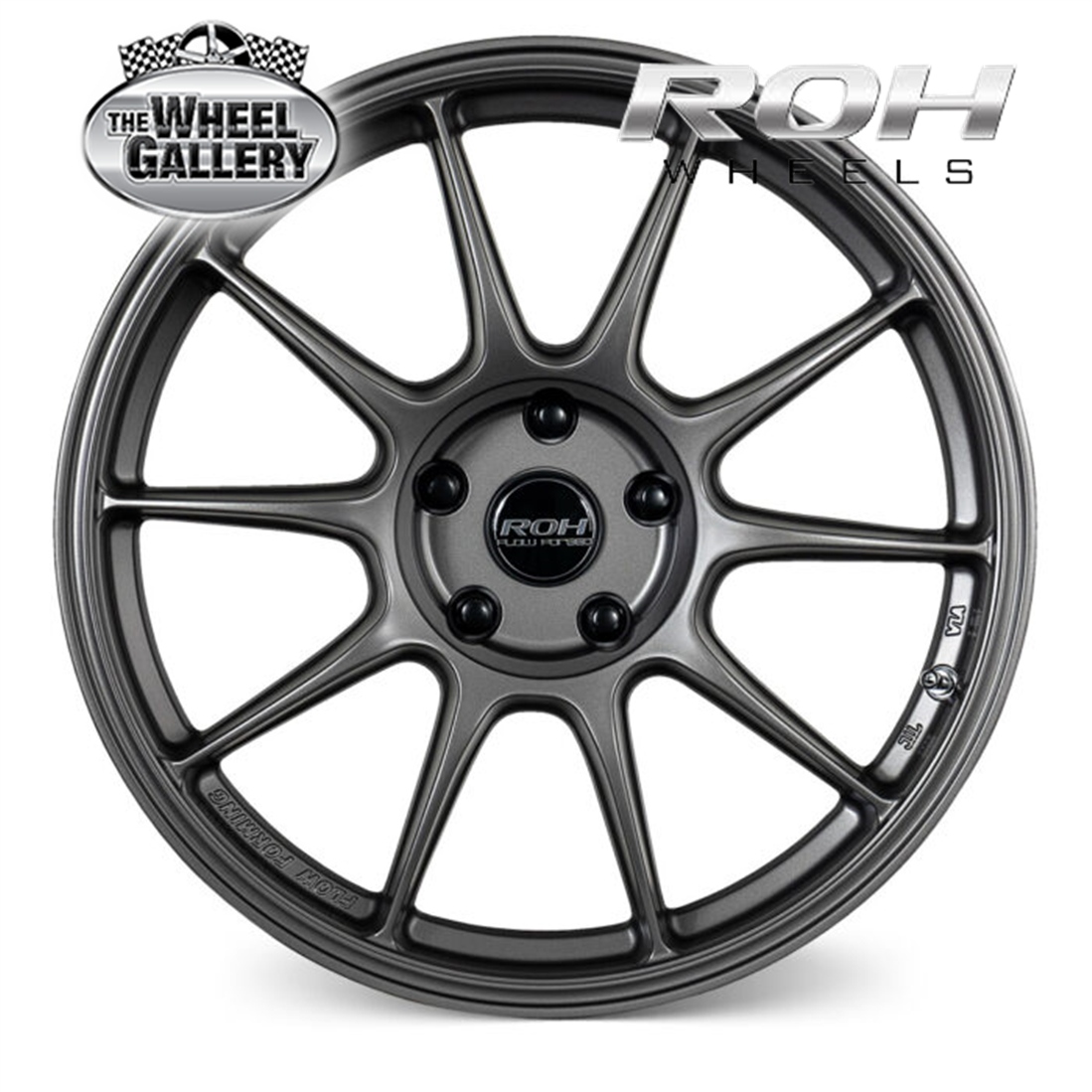 ROH Rf7 17x7.5 4/100 Matt Gunmetal Set of Alloy Wheels | eBay Australia