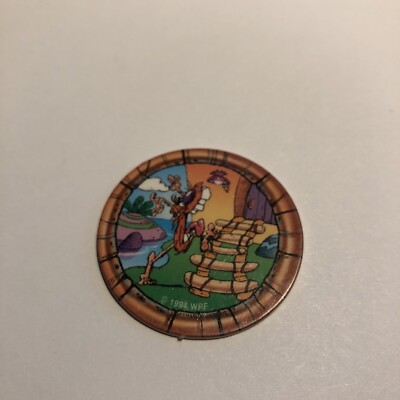 Vintage 1994 POG WPF Cave Man Mascot #33 Series 2 House Steps ...