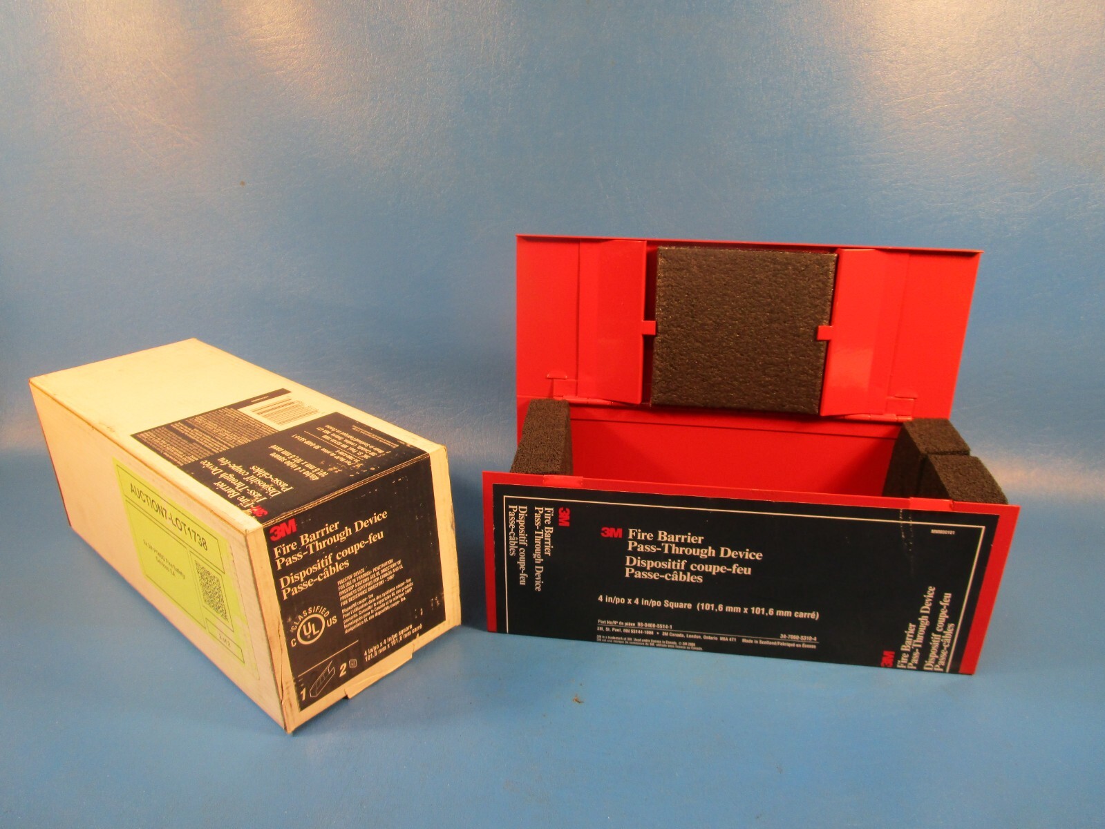 3M 98-0400-5514-1, Fire Barrier Pass-Through Device,4"X 4" | eBay