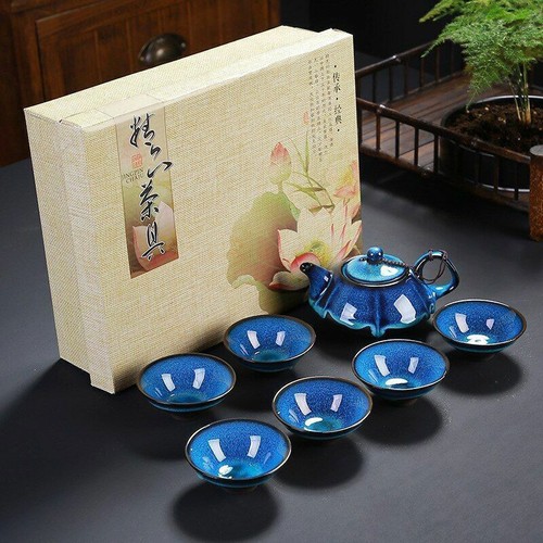 Clay Tea Pot Chinese Set Changing Kung Fu Cup Zen Ceremony Room ...