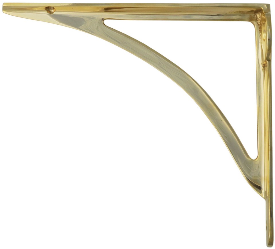 Single Ironbridge Arch Shelf Bracket - Iron Brass & Chrome Victorian ...