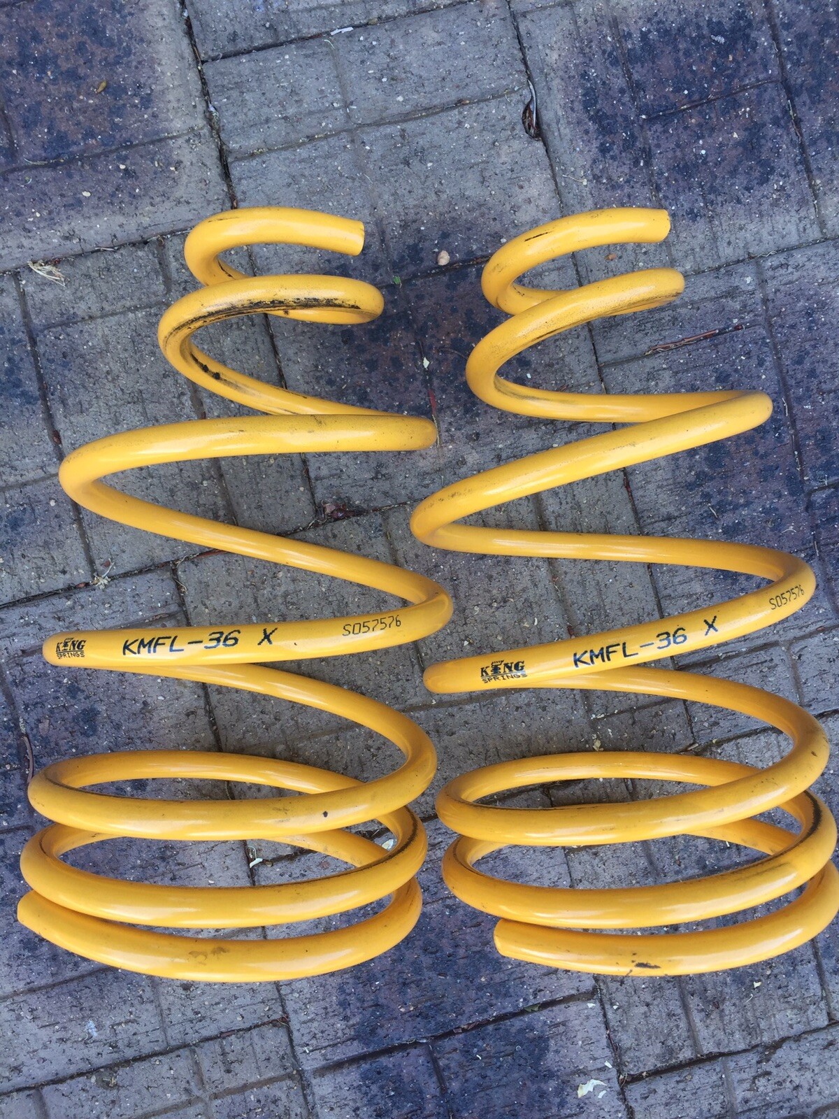 King Springs LOWERED COIL SPRINGS MAZDA RX7 SER 4 FC1031-FRONT KMFL-36 ...
