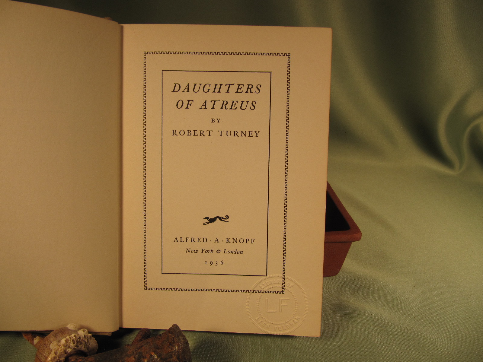 First edition of the book DAUGHTERS OF ATREUS by ROBERT TURNEY | eBay