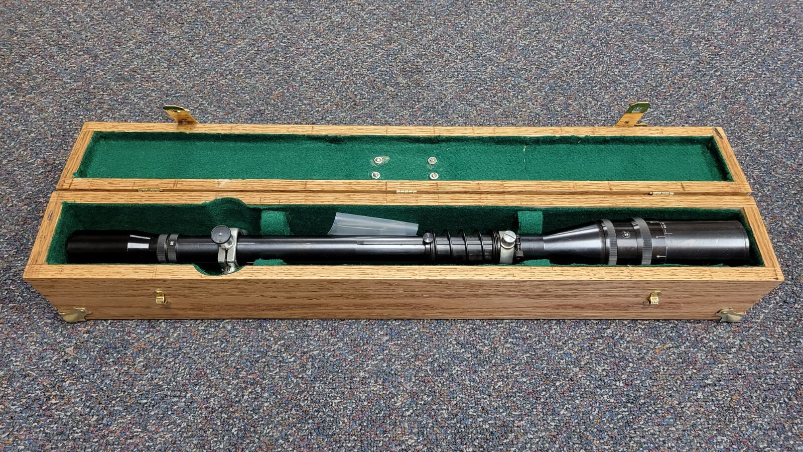 J Unertl 12x Vintage Scope with Mounts and Carrying Box | eBay