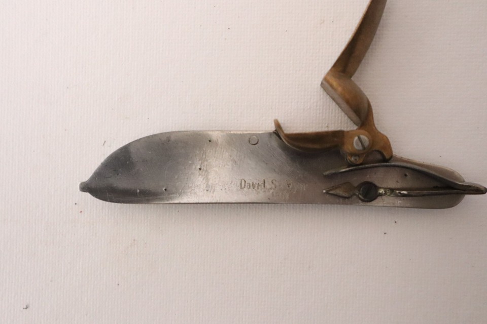 Vintage FUSIL BLACK POWDER FLINTLOCK LOCK BY David S. Wyer 1964 for ...